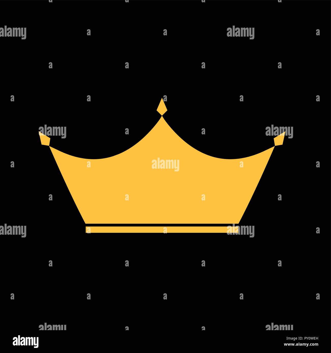 Princess Crown Icon. Vector Illustration Stock Vector Image & Art - Alamy