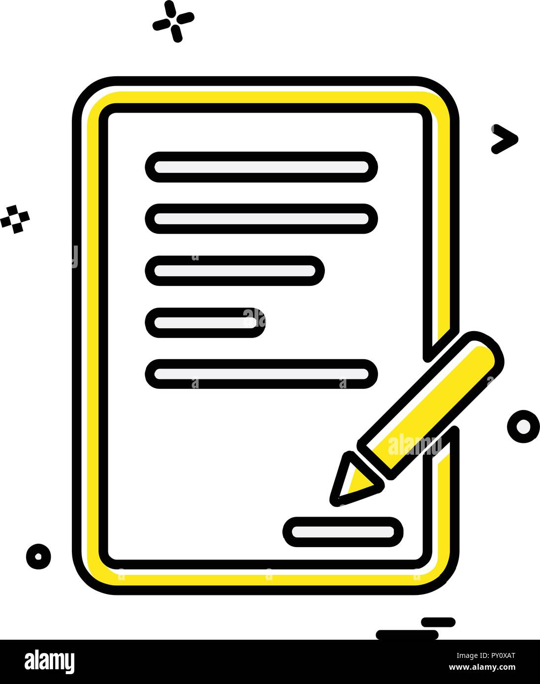 Text icon design vector Stock Vector Image & Art - Alamy