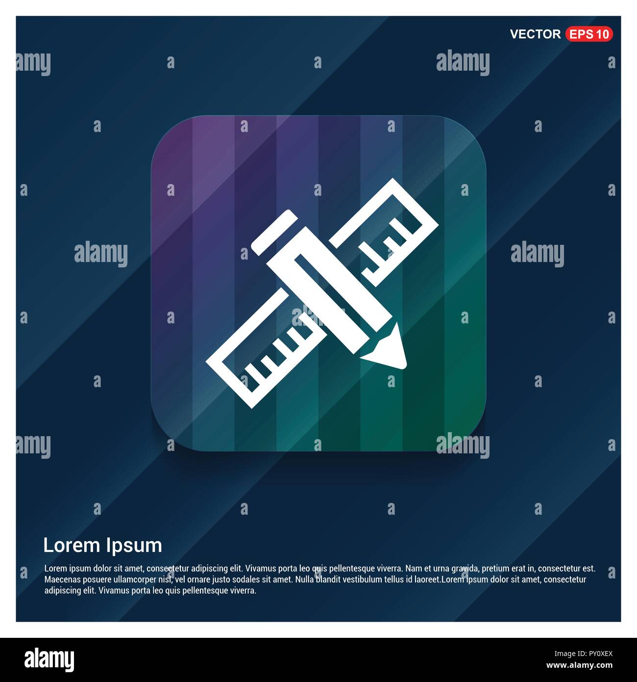 pencil scale icon Stock Vector Image & Art - Alamy