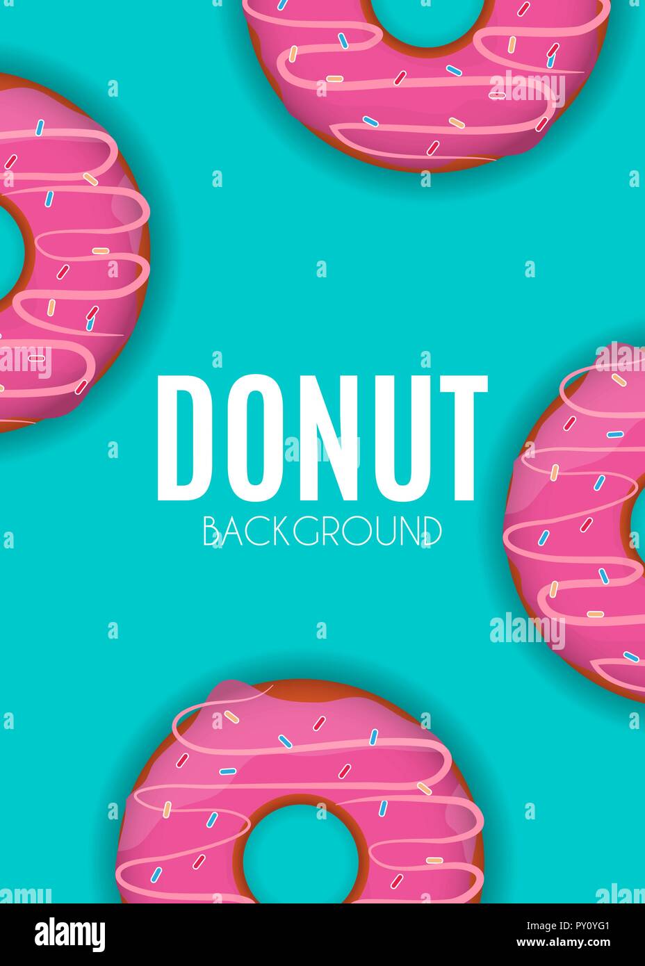 Abstract Donut Background Vector Illustration Stock Vector Image & Art ...