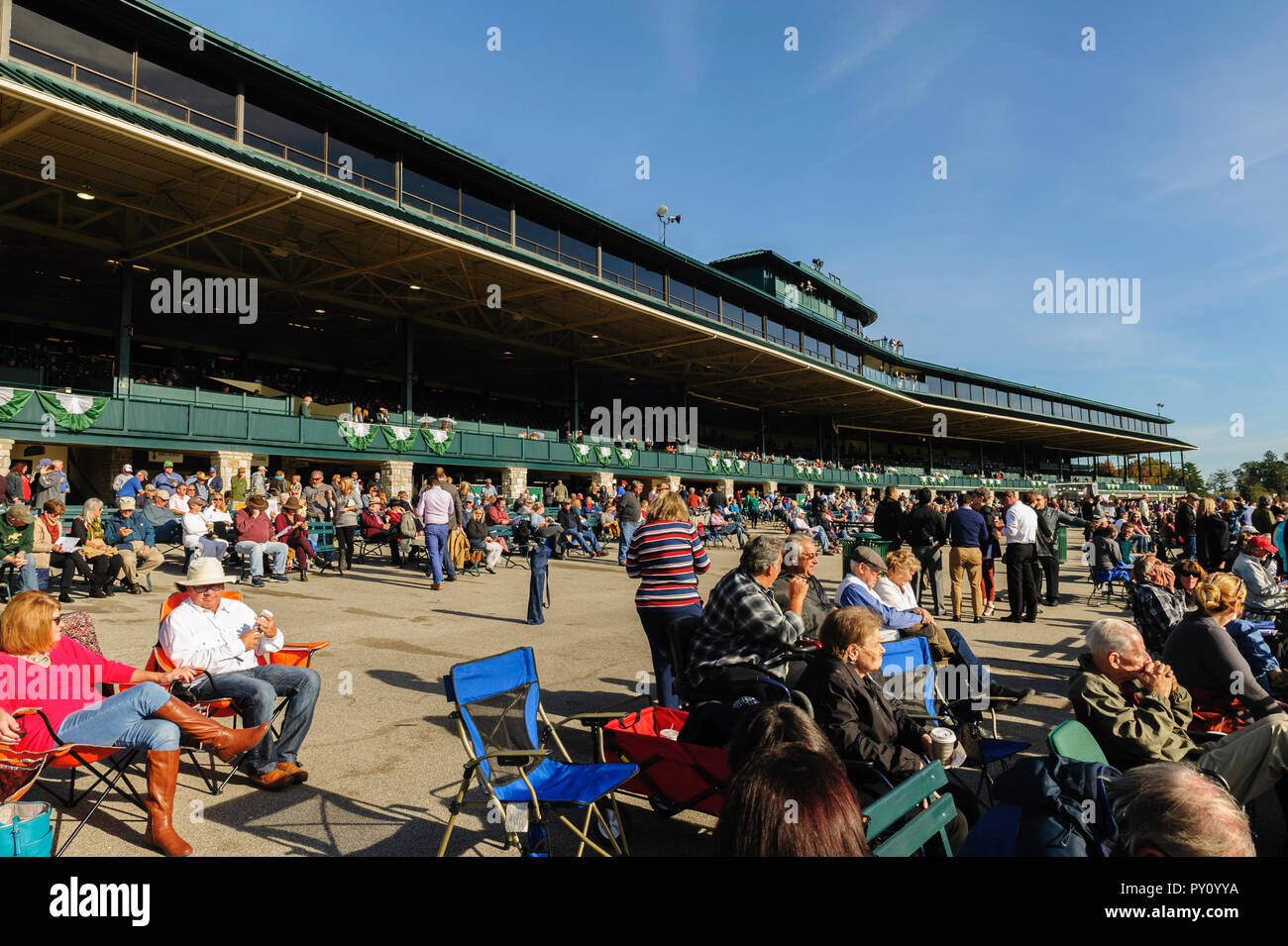 Fall Meet at Keeneland Race Track in Lexington Kentucky Stock Photo - Alamy
