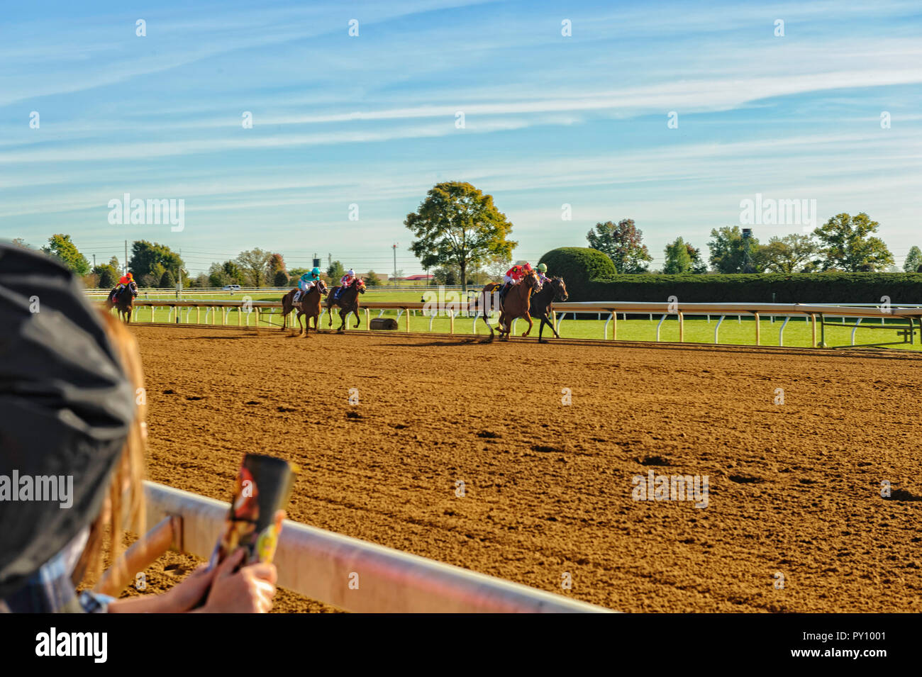 Fall Meet at Keeneland Race Track in Lexington Kentucky Stock Photo - Alamy