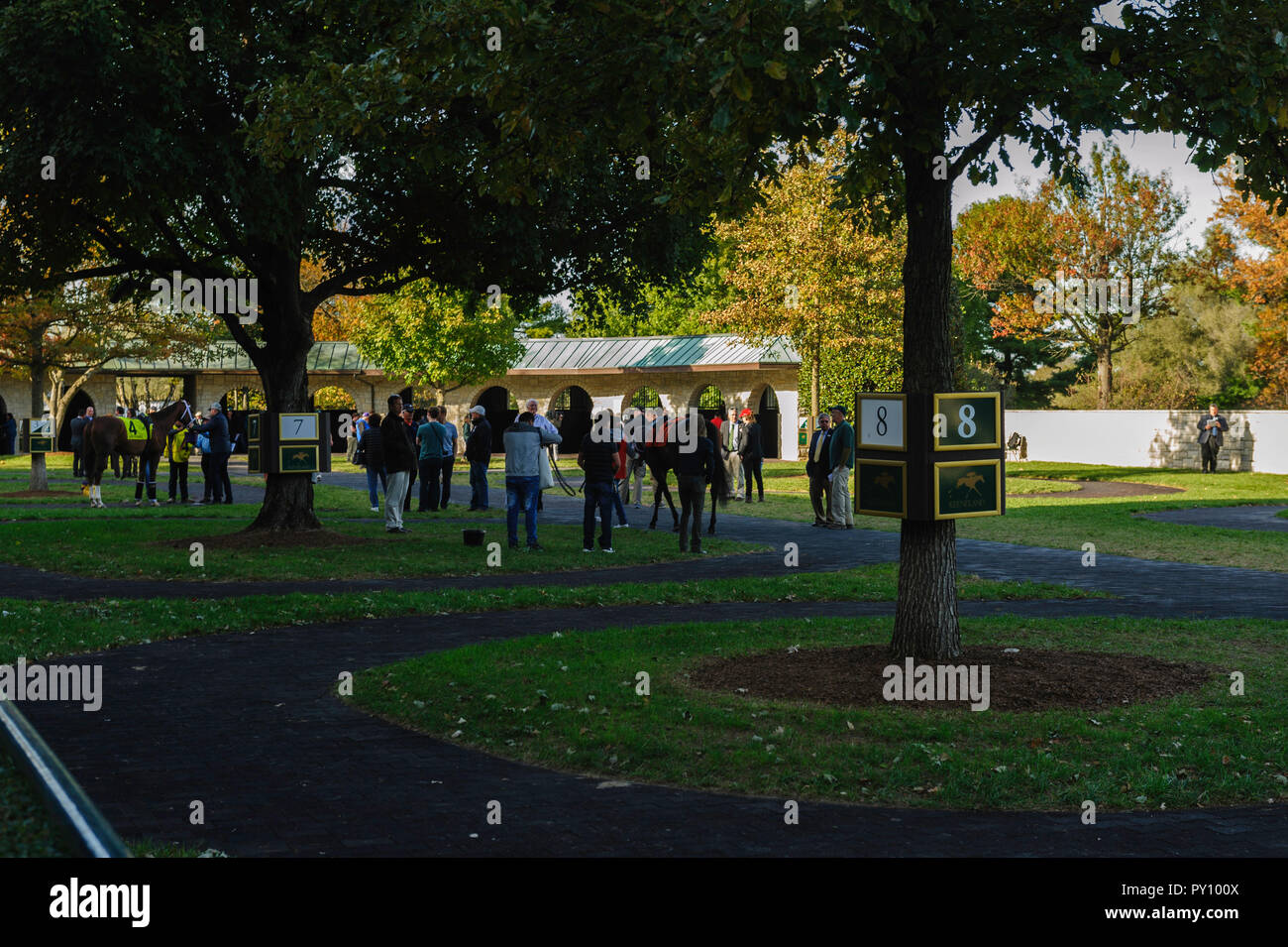 Fall Meet at Keeneland Race Track in Lexington Kentucky Stock Photo - Alamy