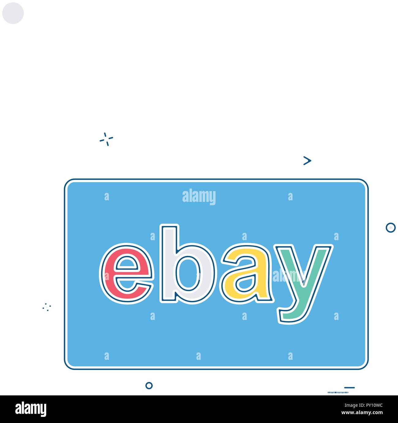 Ebay icon Stock Vector Images - Alamy