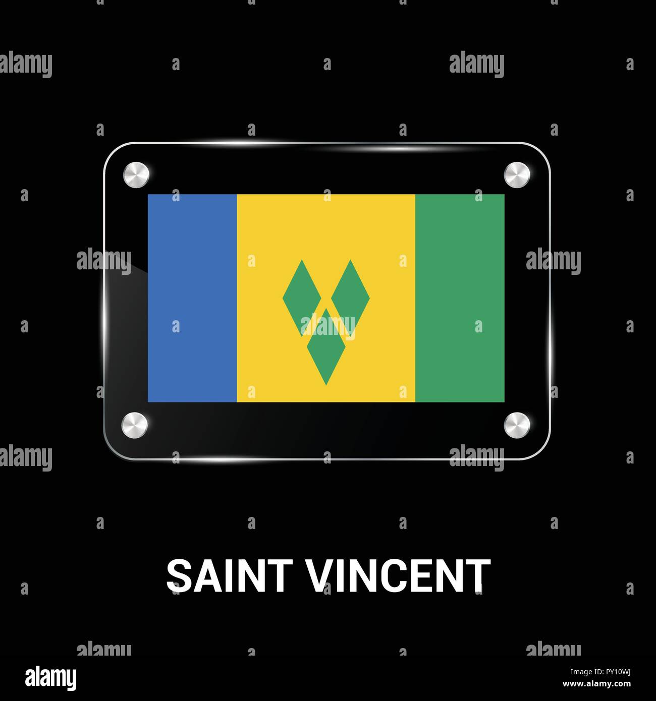 Saint Vincent flags design vector Stock Vector Image & Art - Alamy