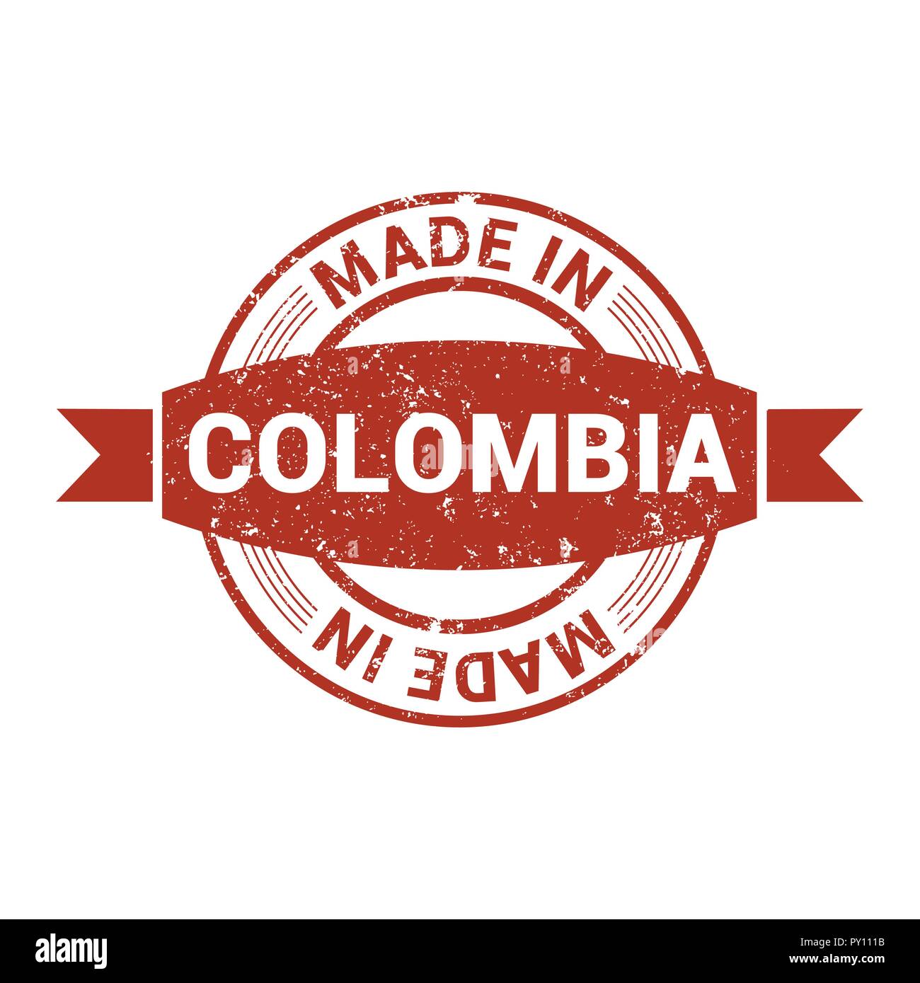 Colombia stamp vintage Stock Vector Images - Alamy