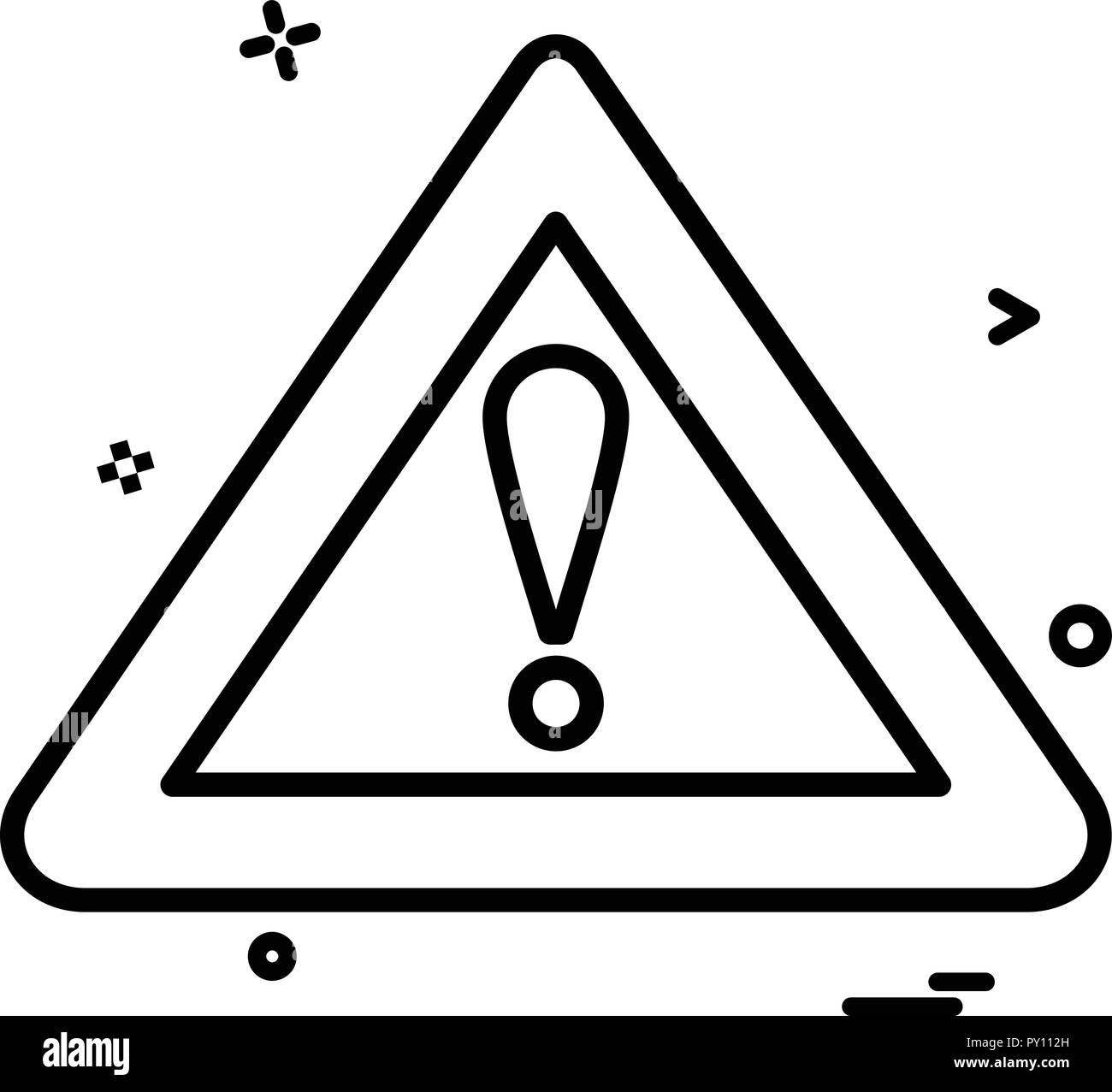 symbol error warning alert icon vector design Stock Vector Image & Art ...