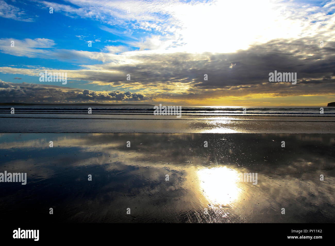 Deserted beach, Dunnet Bay, Scottish Highlands, Scotland, UK Stock ...