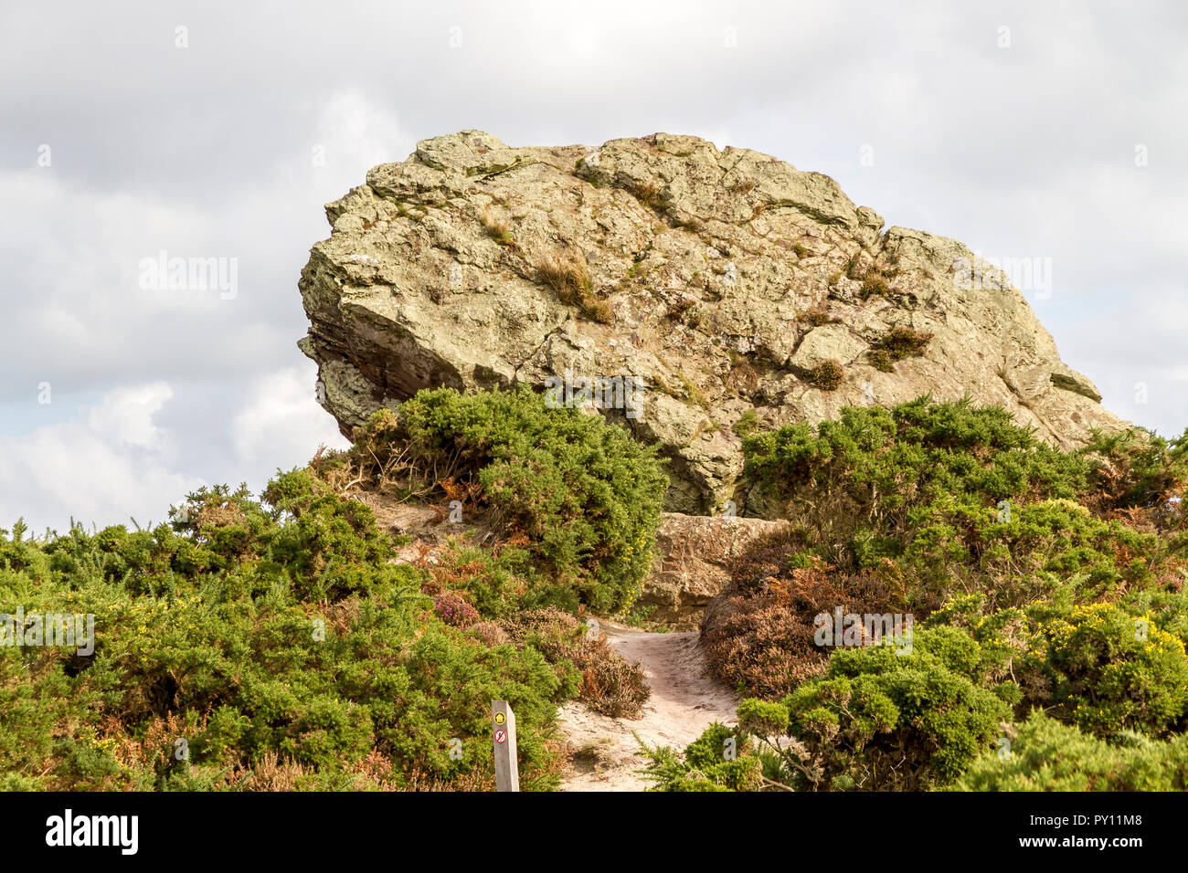 Agglestone rock studland hi-res stock photography and images - Alamy