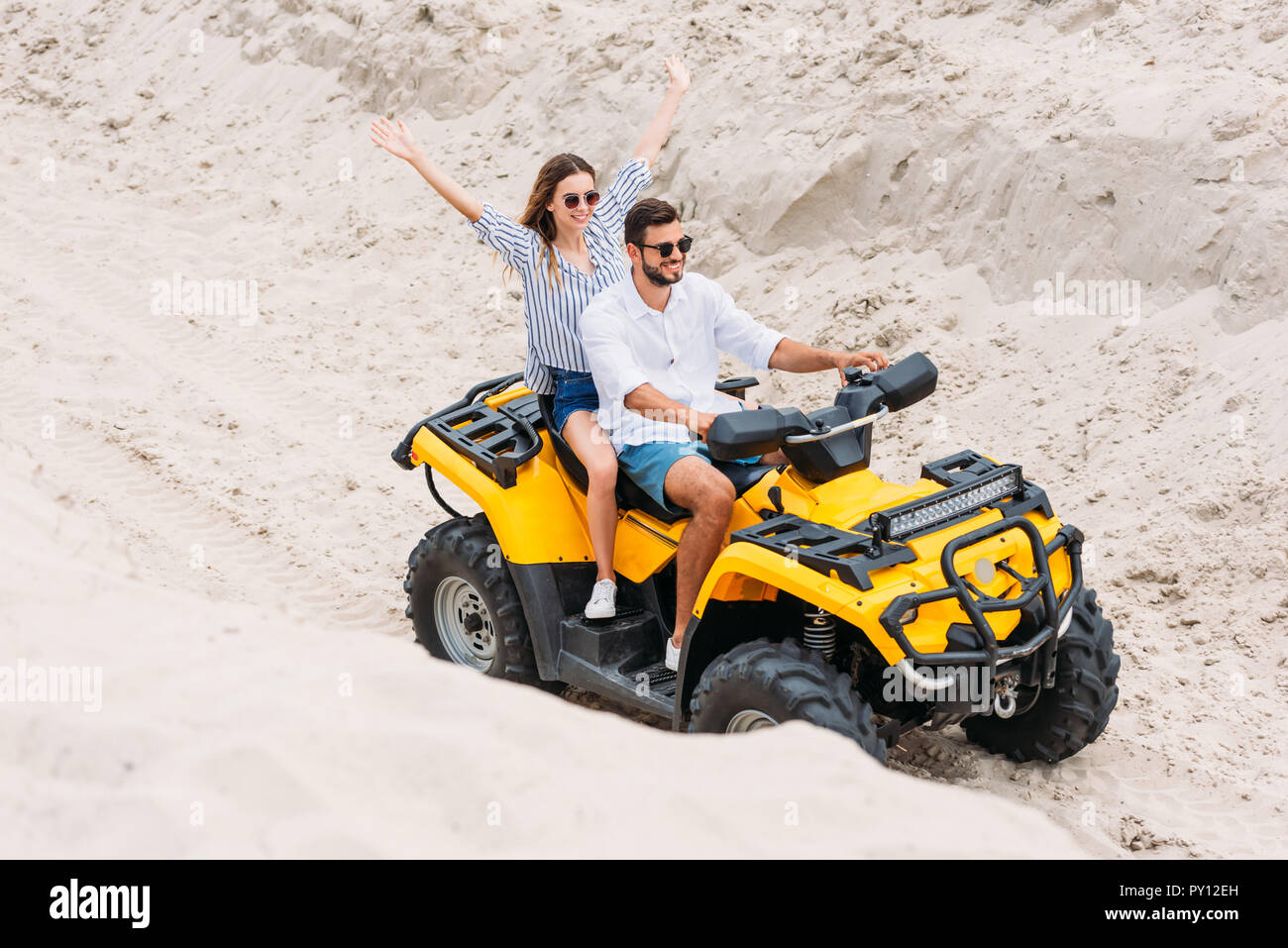 Woman riding atv offroad hi-res stock photography and images - Alamy