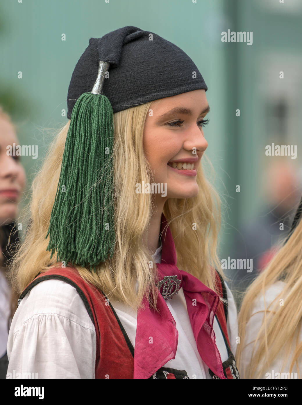 Women in traditional icelandic dress hi-res stock photography and ...