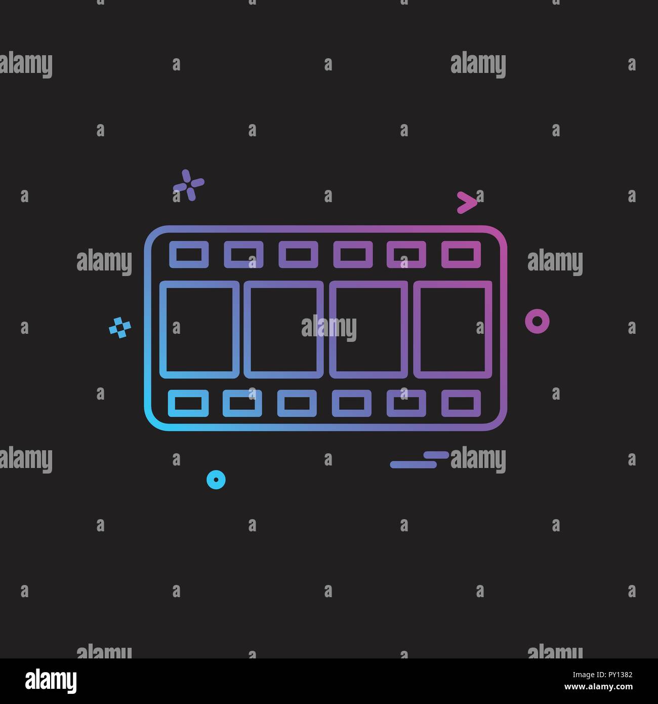 Movie icon design vector Stock Vector Image & Art - Alamy