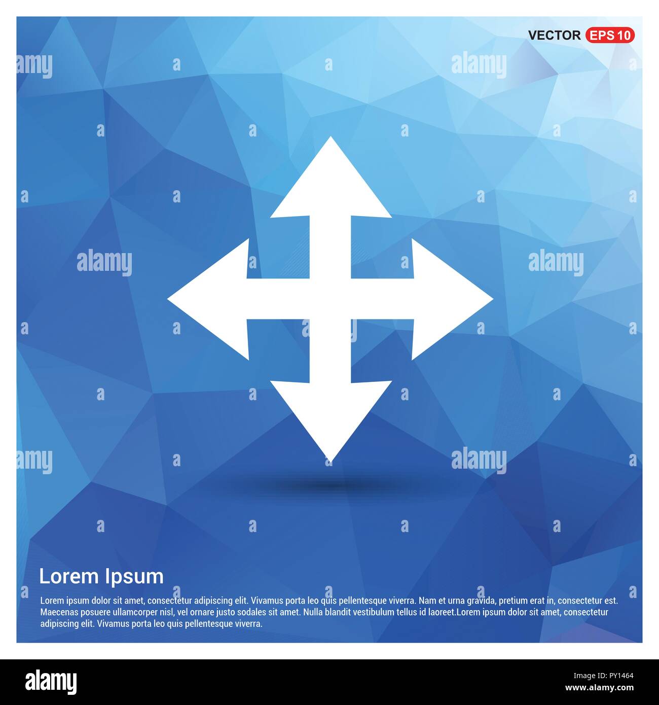 Vector four arrows icon Stock Vector Image & Art - Alamy