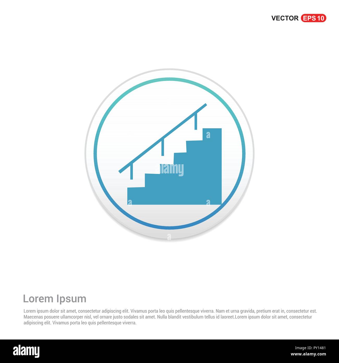 White lines walkway Stock Vector Images - Alamy