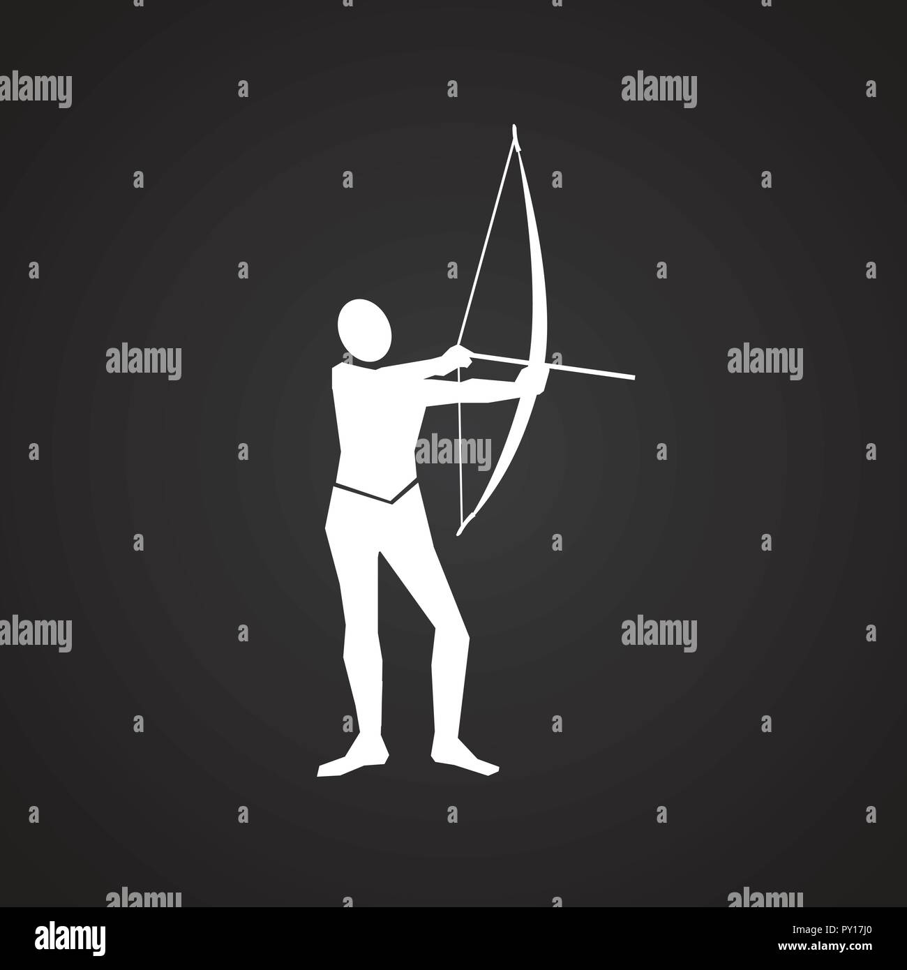 Archery icon simple element Stock Vector Images - Alamy