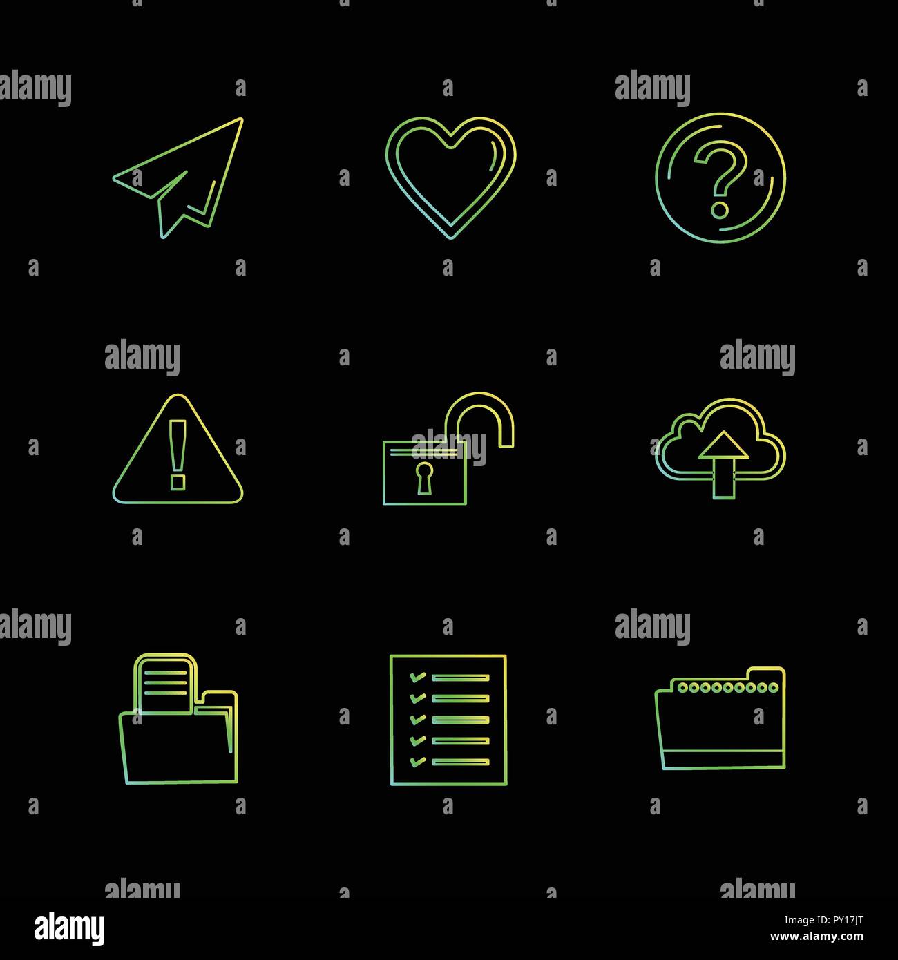 folder , files , directory , search , code , cation , play , pause ...