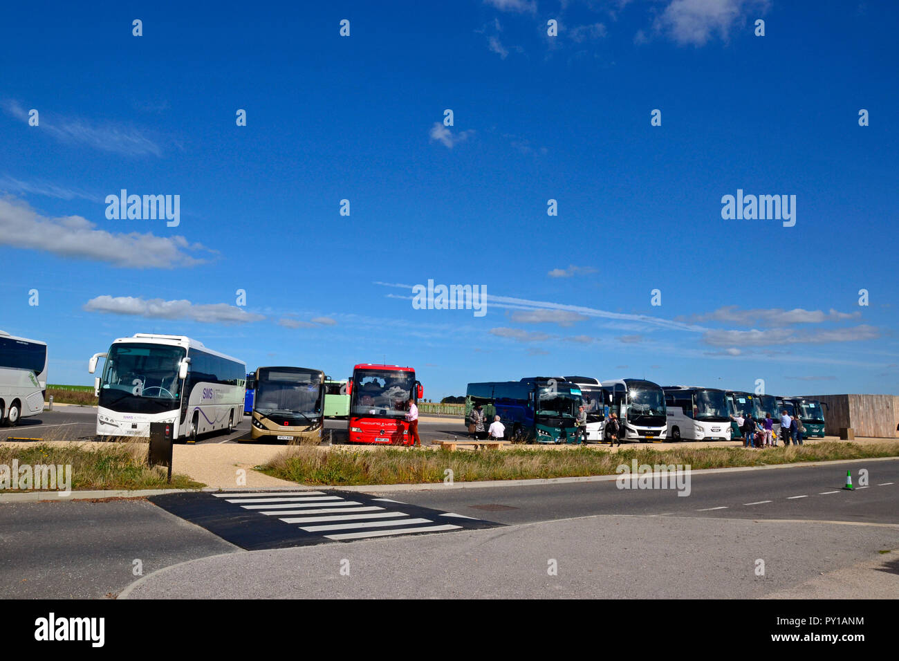 Coach parking caravans hi-res stock photography and images - Alamy