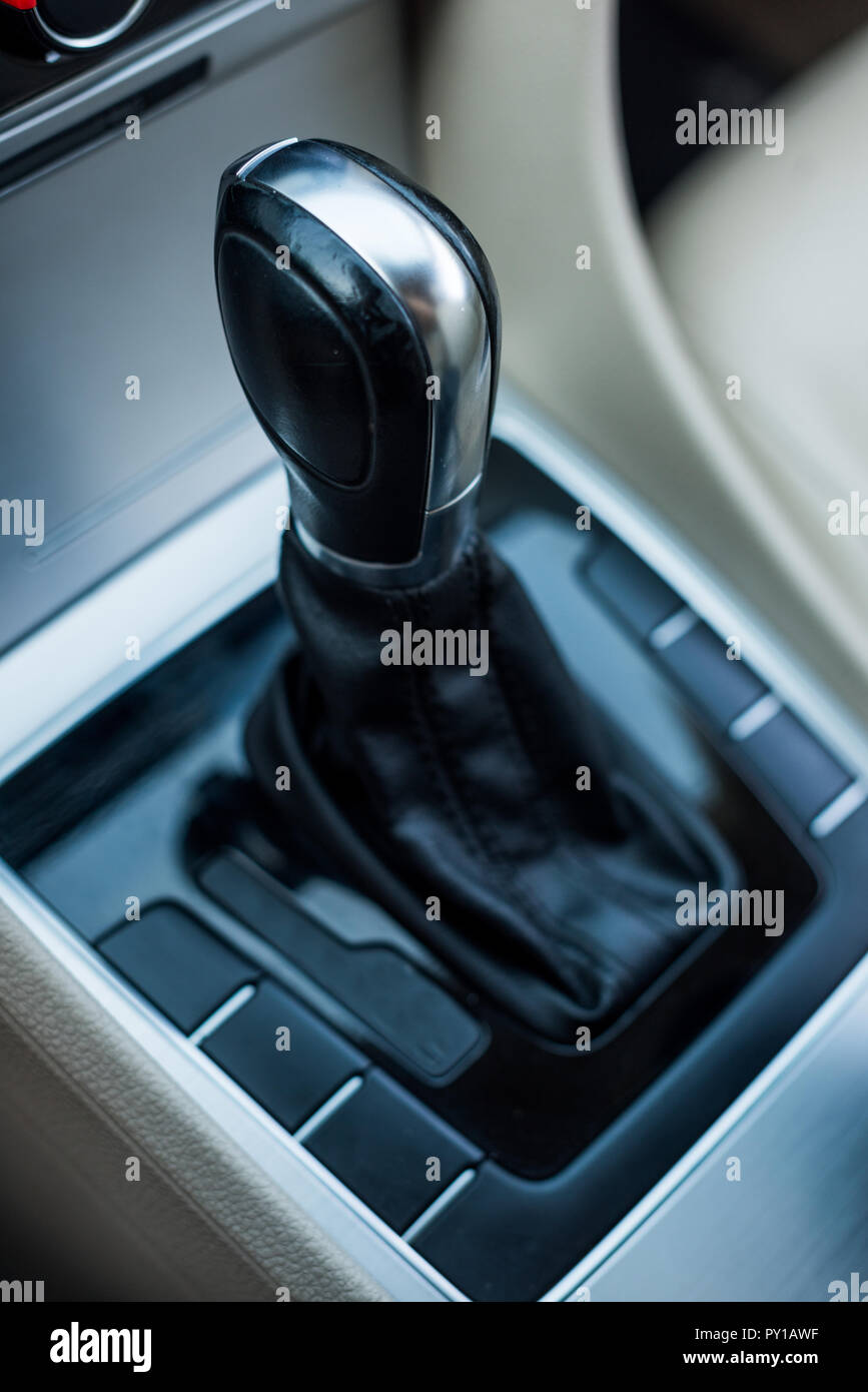 Leather gearstick hi-res stock photography and images - Alamy