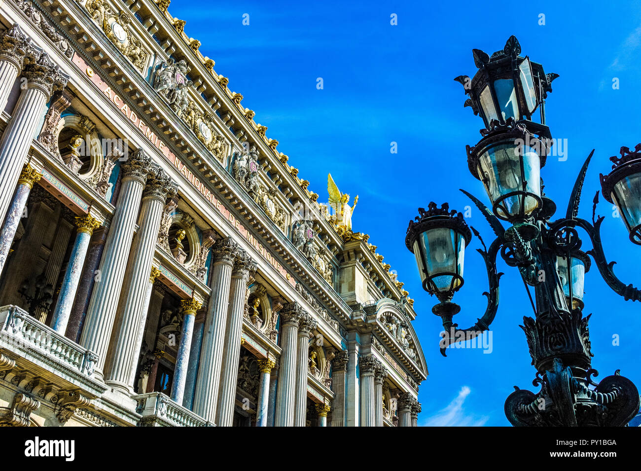 France Paris, the OpÃ©ra Garnier palace, detail Stock Photo - Alamy