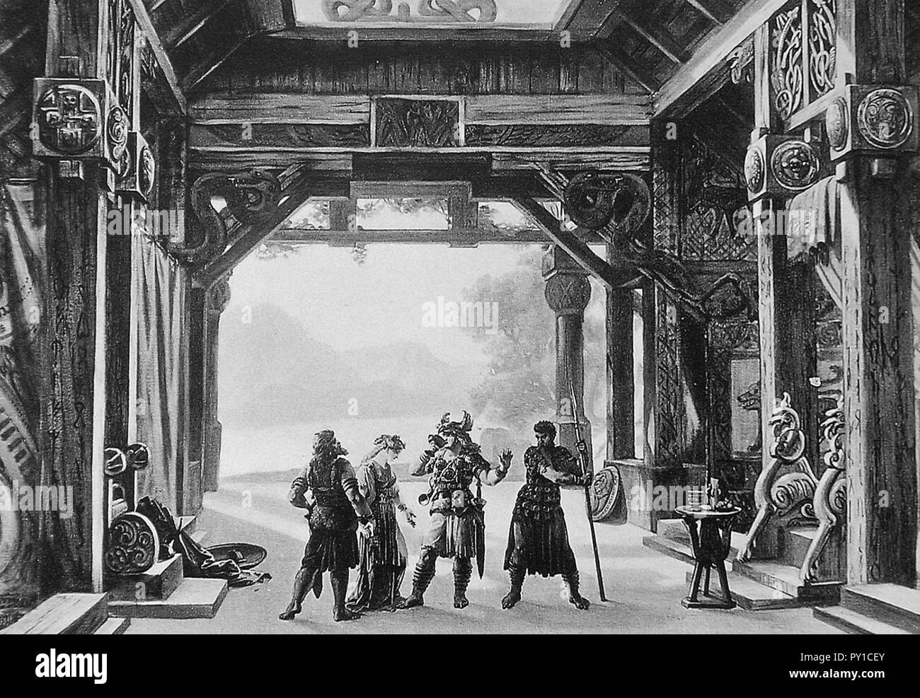 Gotterdammerung Black and White Stock Photos & Images - Alamy