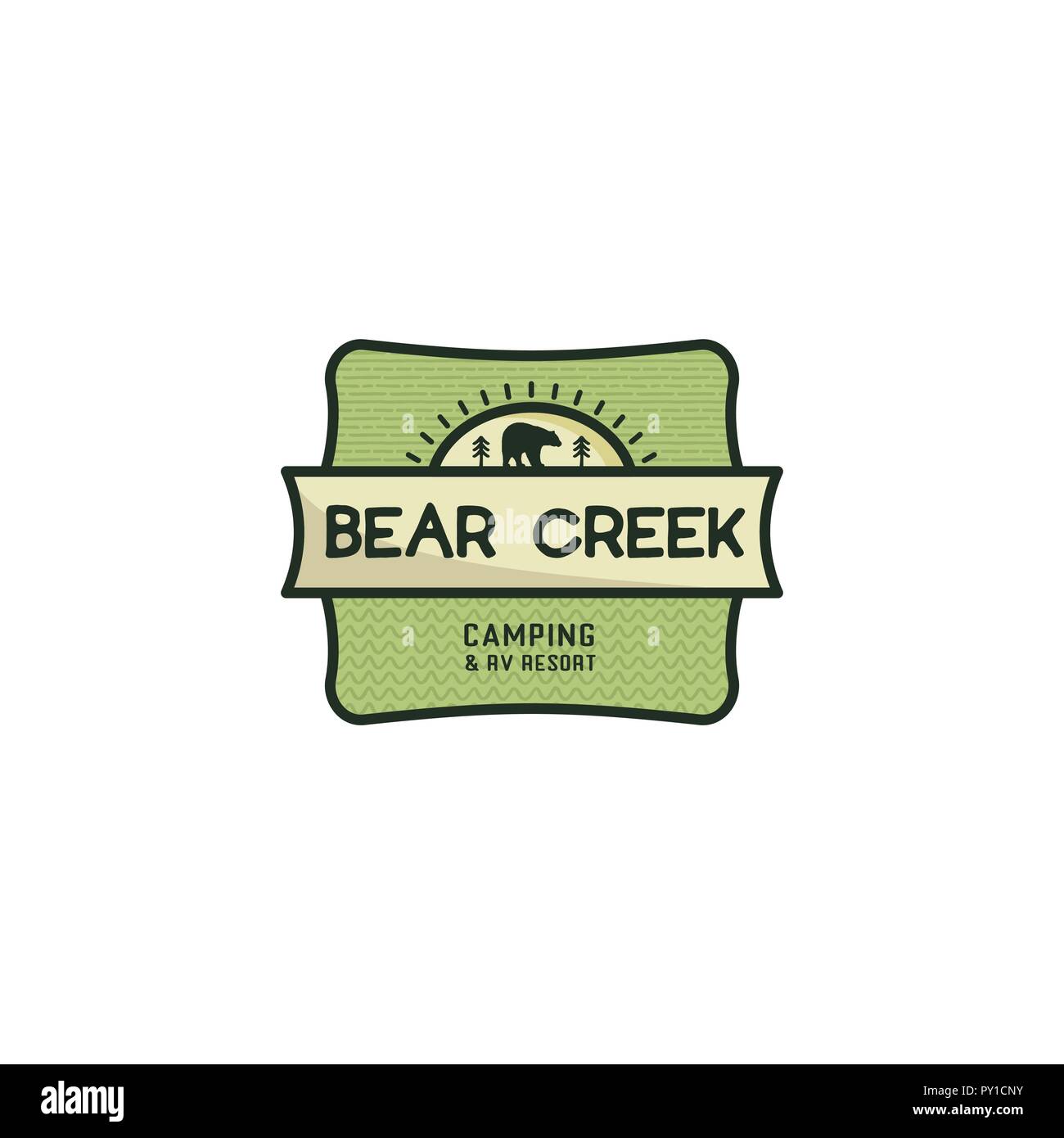 Bear creek Stock Vector Images - Alamy