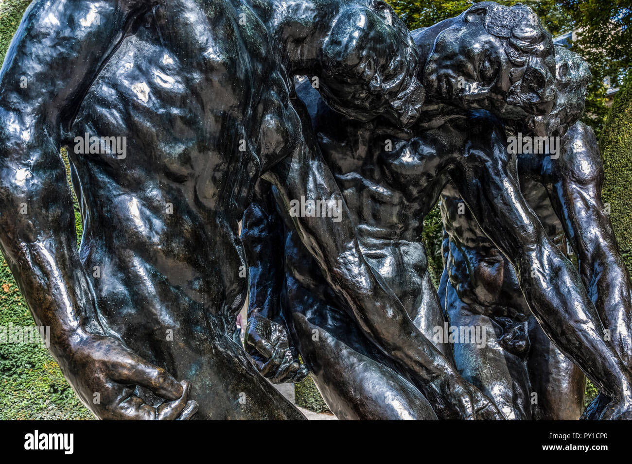 France Paris, sculptures of August Rodin in the Rodin Museum Stock ...