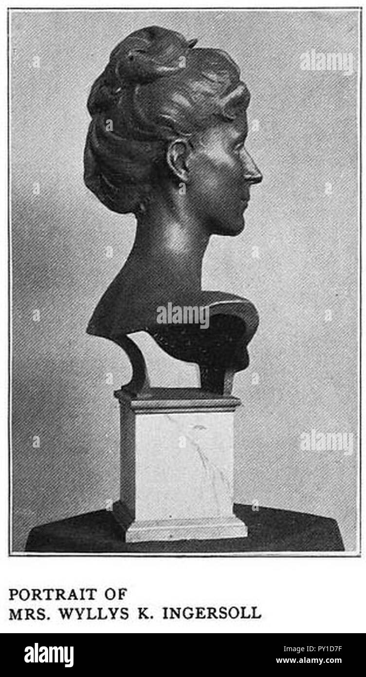 Bust of Mrs. Ingersoll p.350 Stock Photo - Alamy