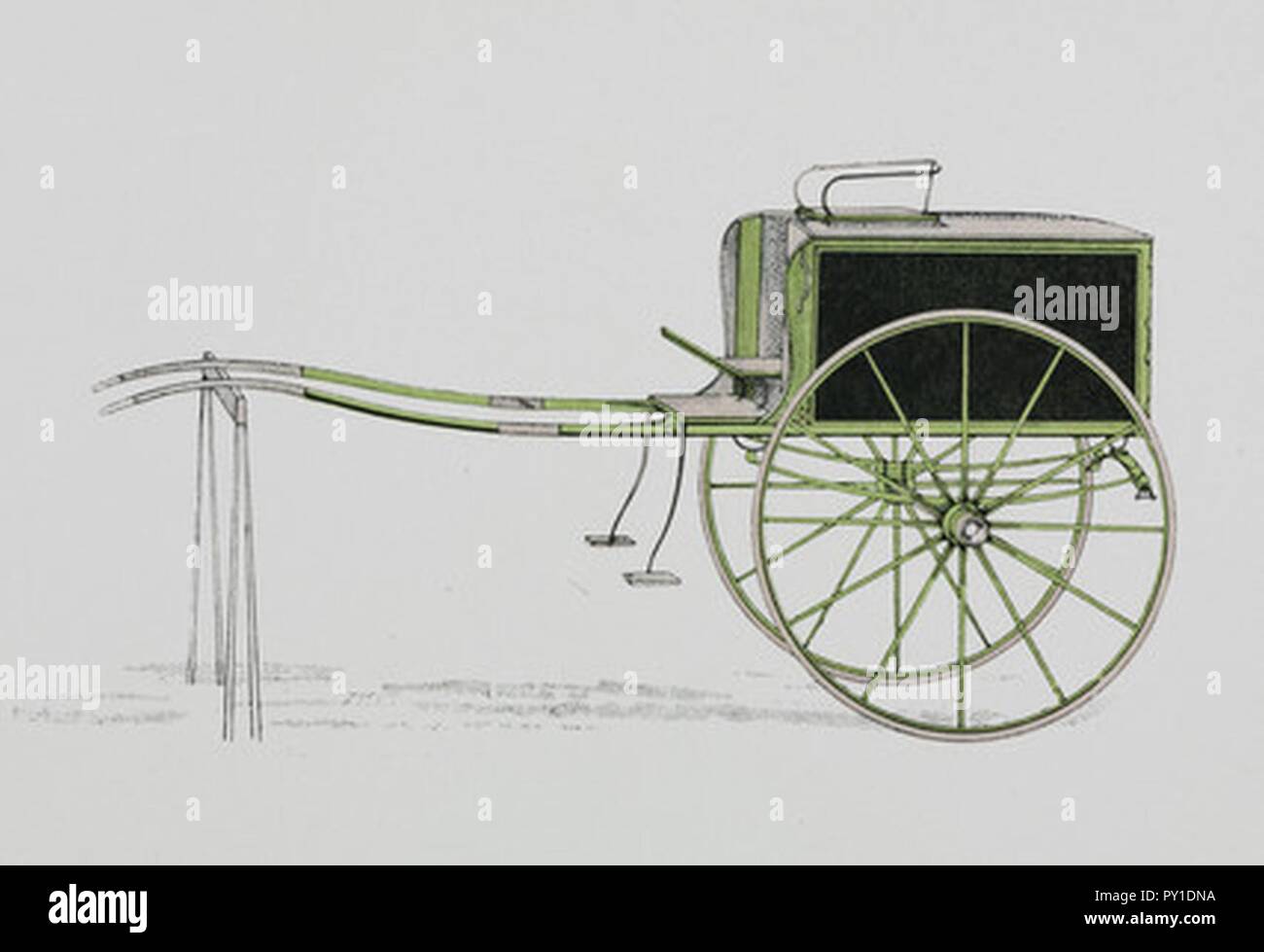 Butcher's cart c 1907 Stock Photo - Alamy