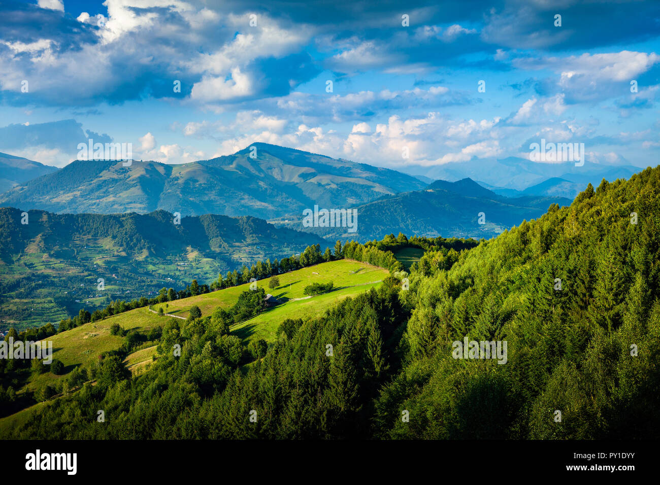 Mountain landscape in Romania Stock Photo - Alamy