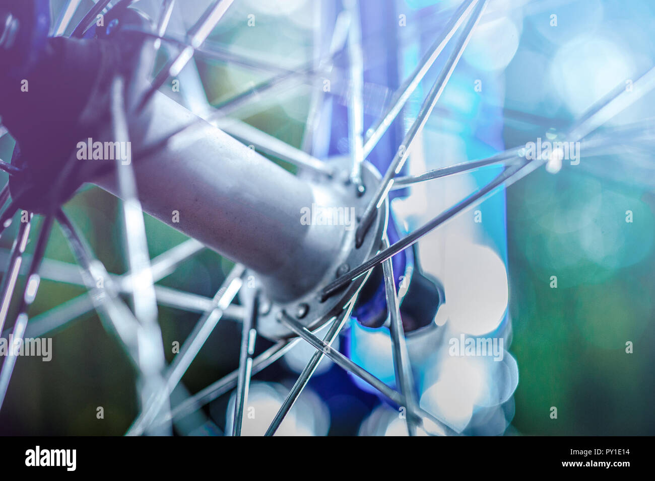 Aluminum spokes hi-res stock photography and images - Alamy