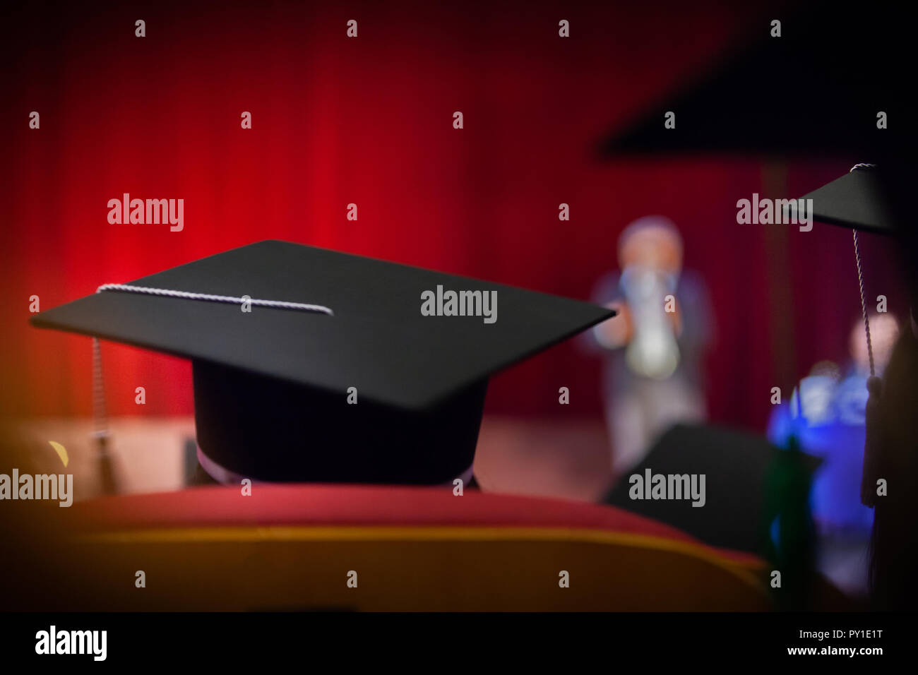 Graduate looking into the unknown future, concept image Stock Photo - Alamy