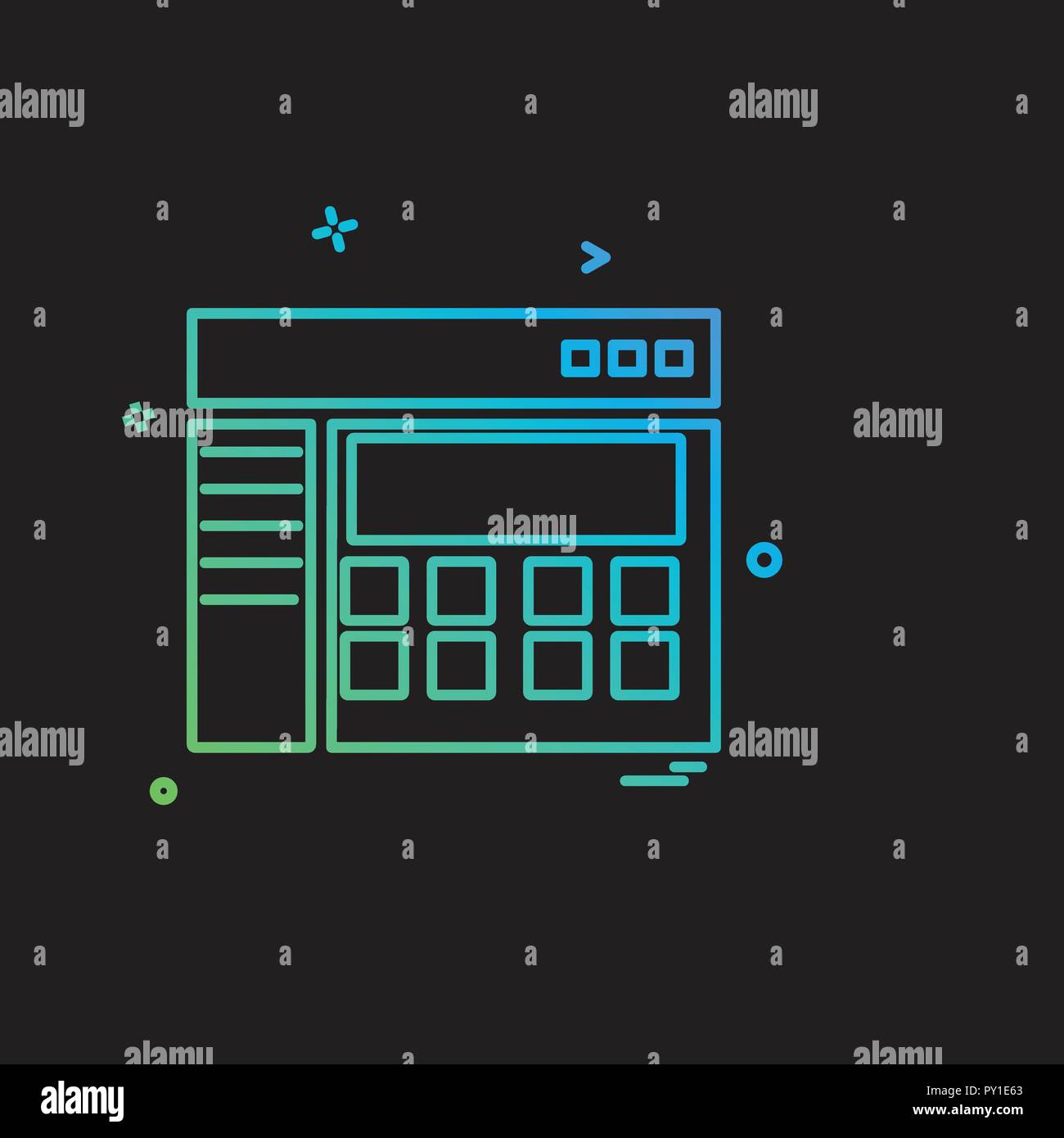 Corporate office icon design vector Stock Vector Image & Art - Alamy