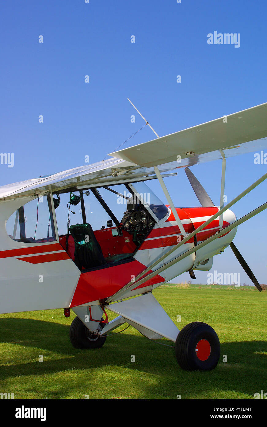 Piper PA-18 Super Cub G-OROD Race 24 at Royal Aero Club RAeC Air Race ...