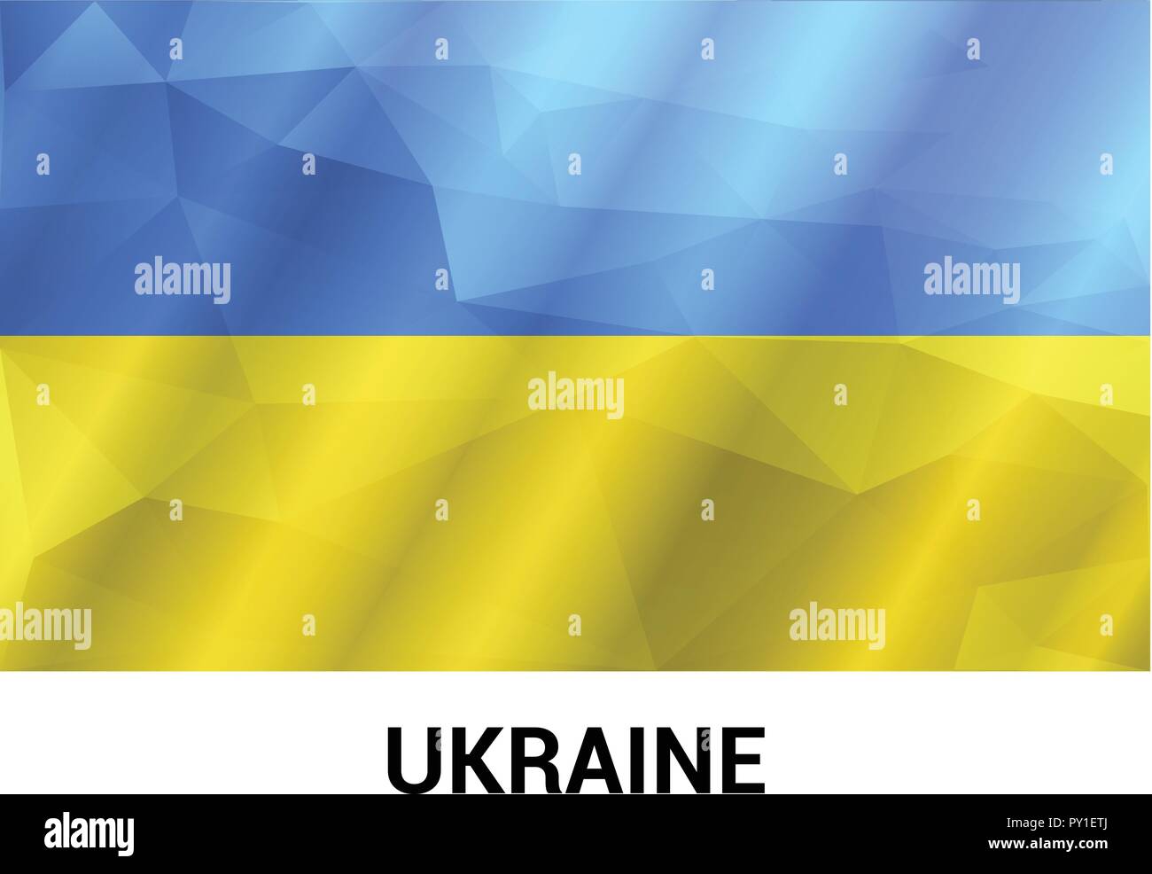 Ukraine flag design vector Stock Vector Image & Art - Alamy