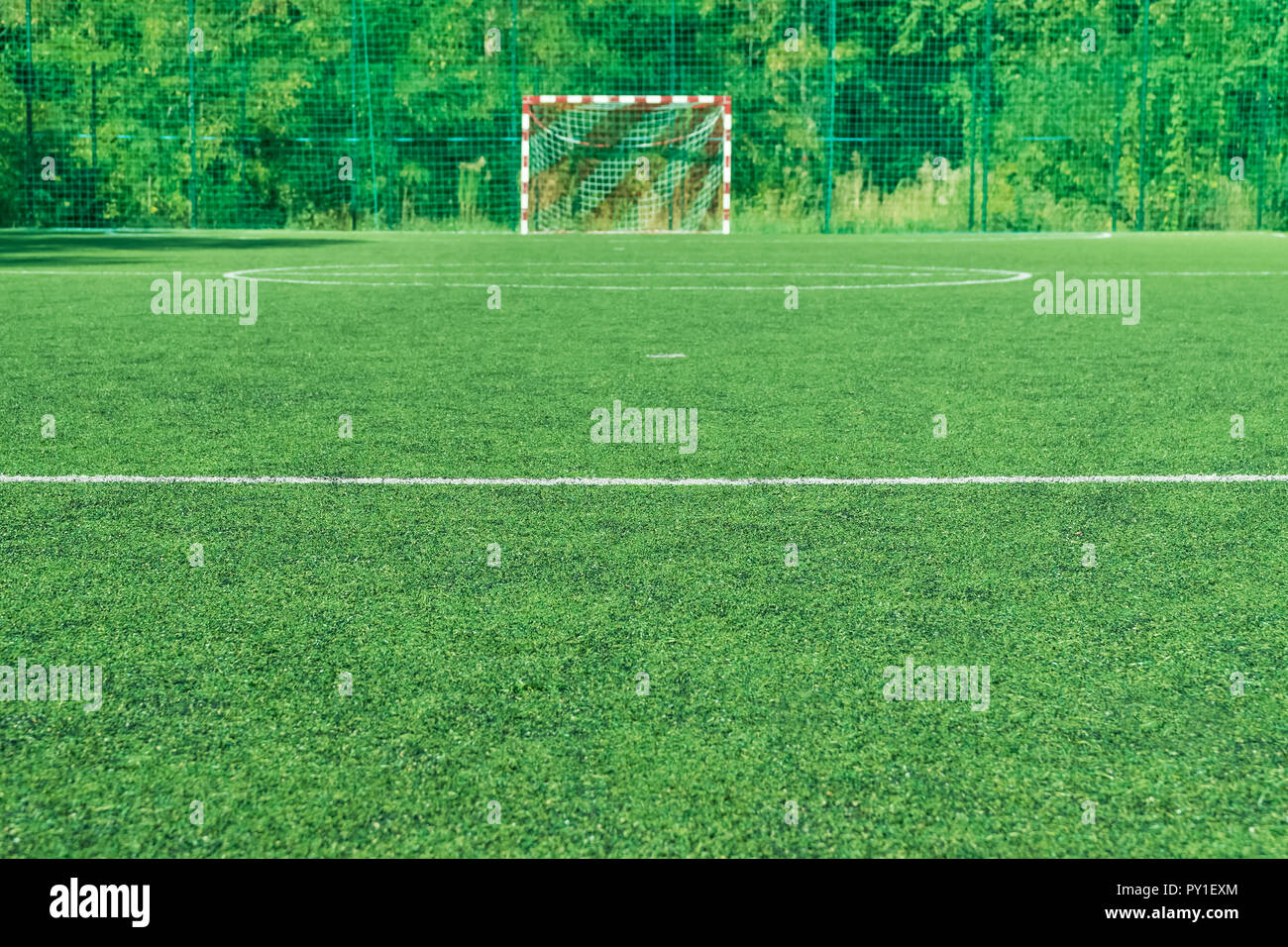 Soccer field gate light hi-res stock photography and images - Alamy
