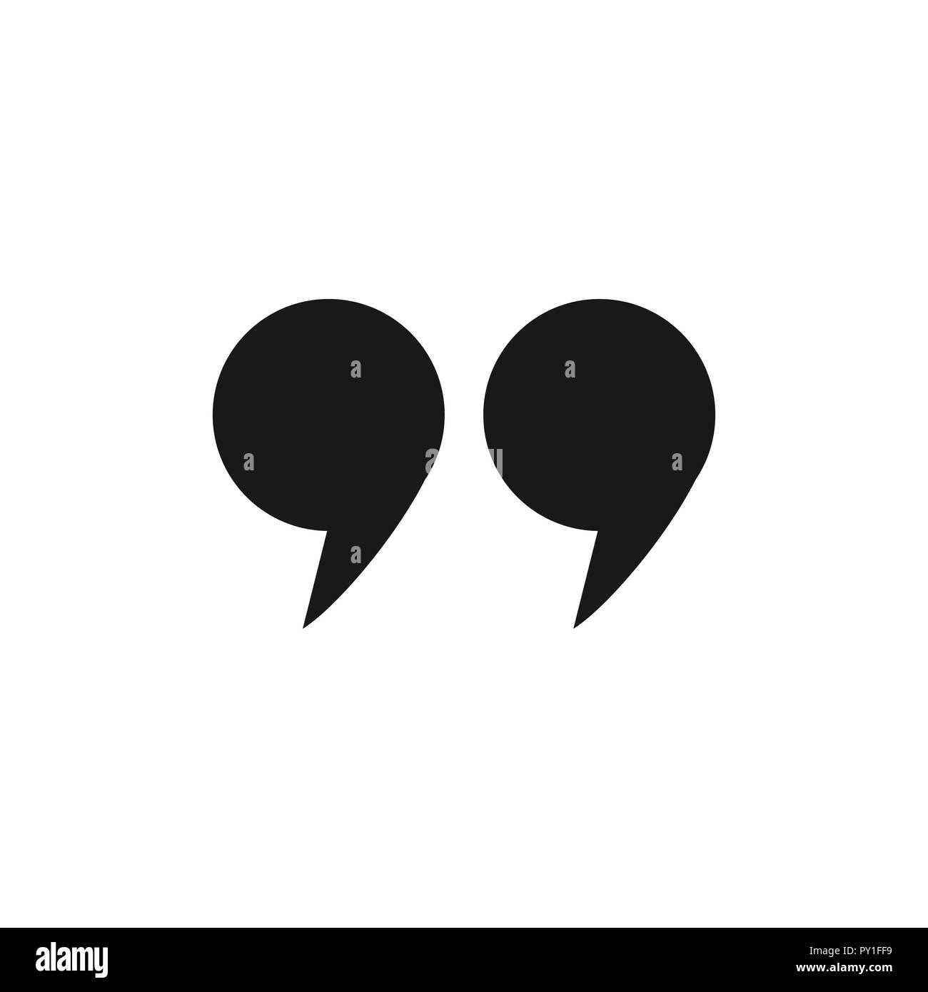 Quote symbol hi-res stock photography and images - Alamy