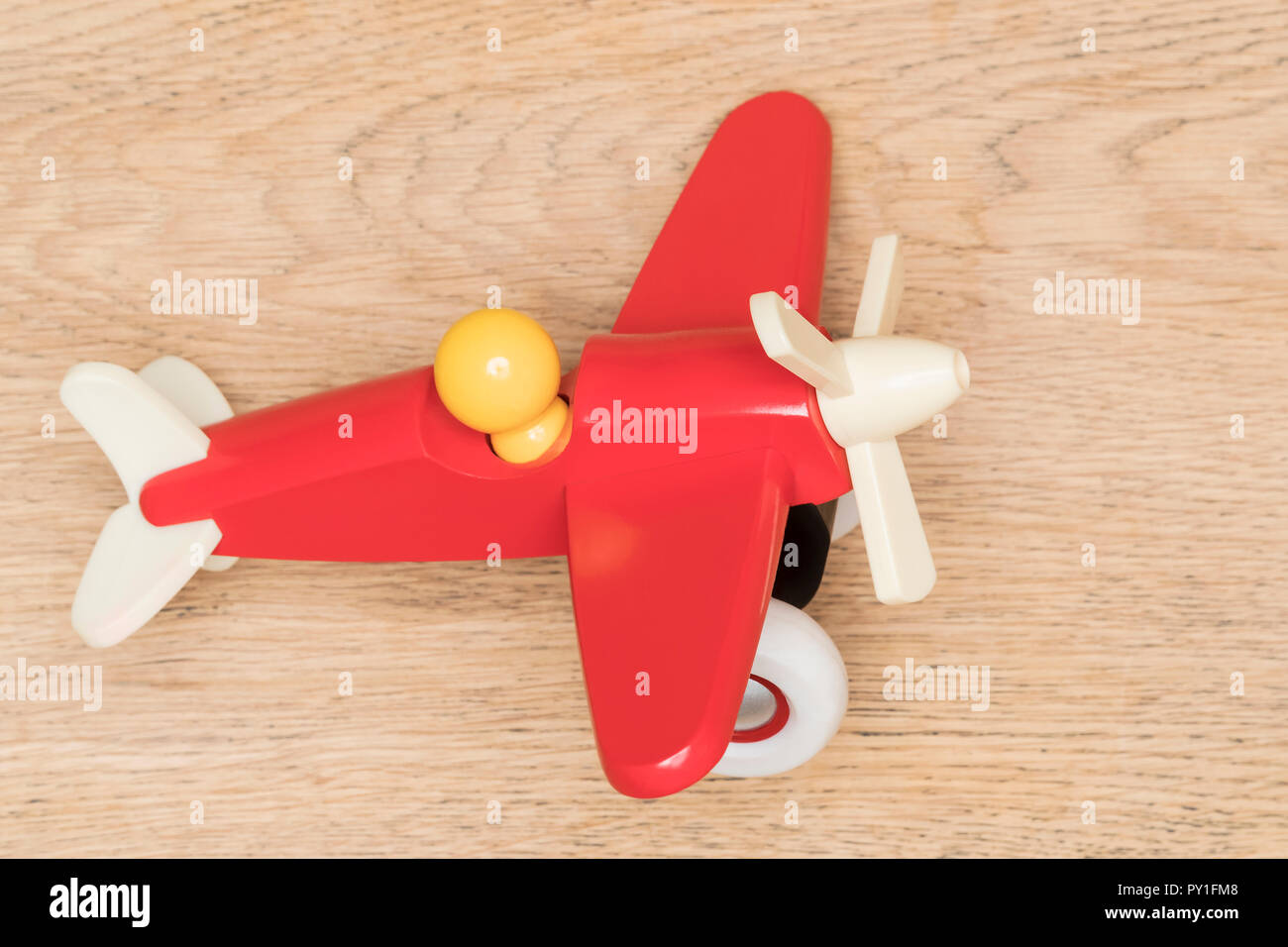 Wooden toy aircraft hi-res stock photography and images - Alamy