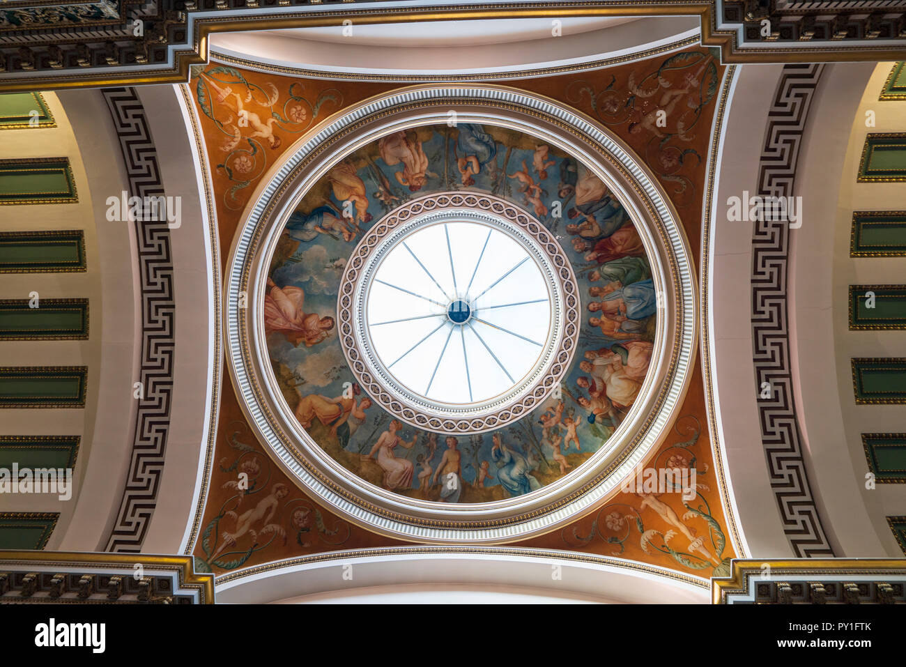 The library parliament cupola hi-res stock photography and images - Alamy