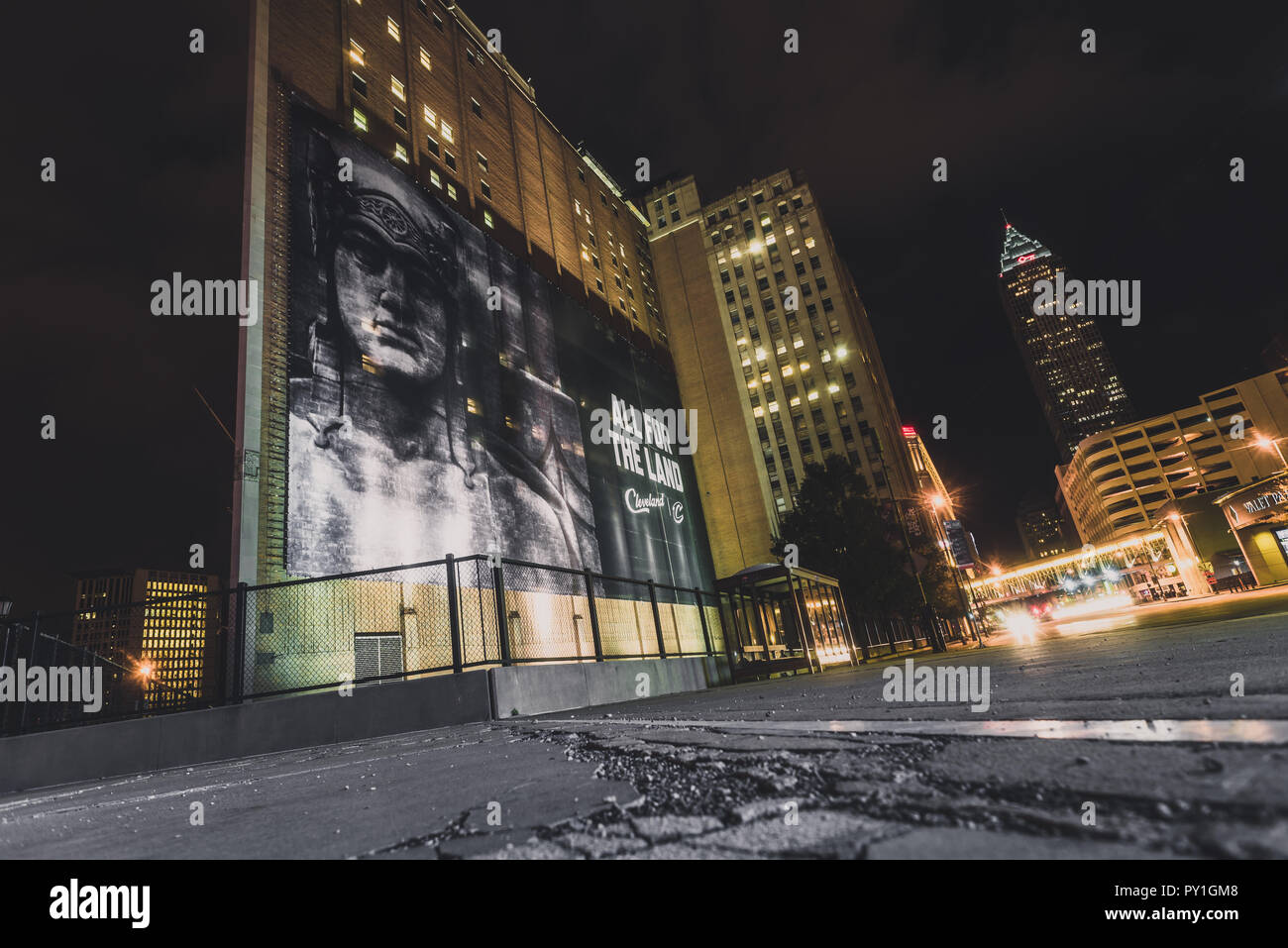 Guardian Banner All for the Land Lebron Stock Photo - Alamy