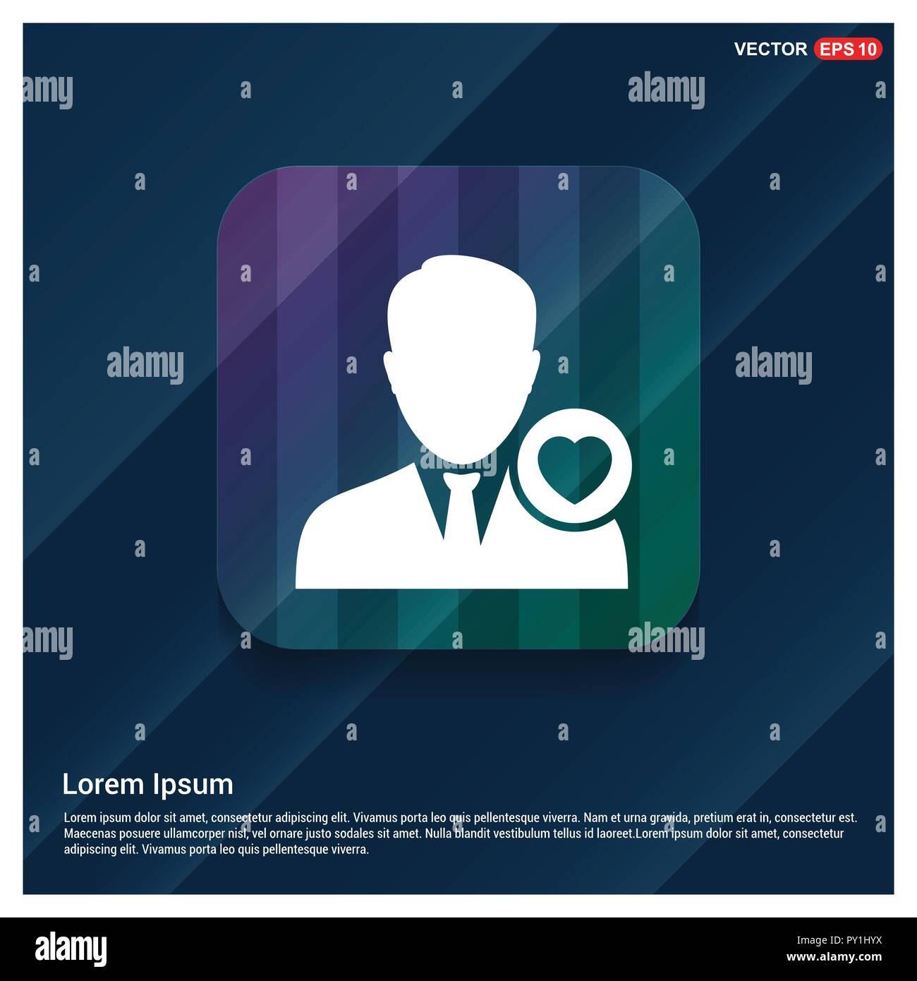 Favorite user icon Stock Vector Image & Art - Alamy