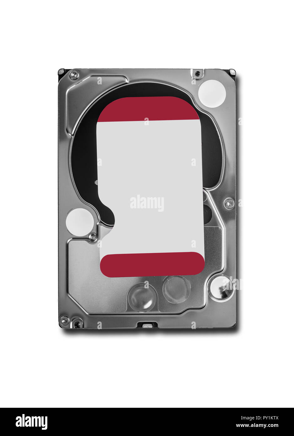 HDD hard drive isolated on white background Stock Photo - Alamy