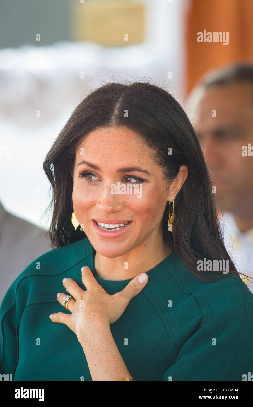 The Duchess of Sussex attends the unveiling of a statue commemorating ...