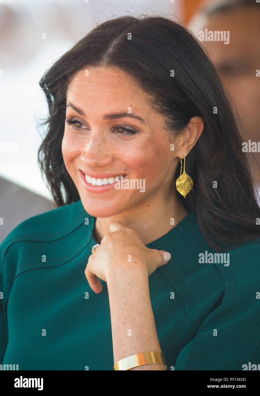 The Duchess of Sussex attends the unveiling of a statue commemorating ...