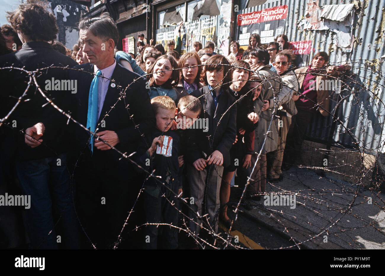 Belfast 1981, Hunger Strikers demonstration in Belfast during The ...