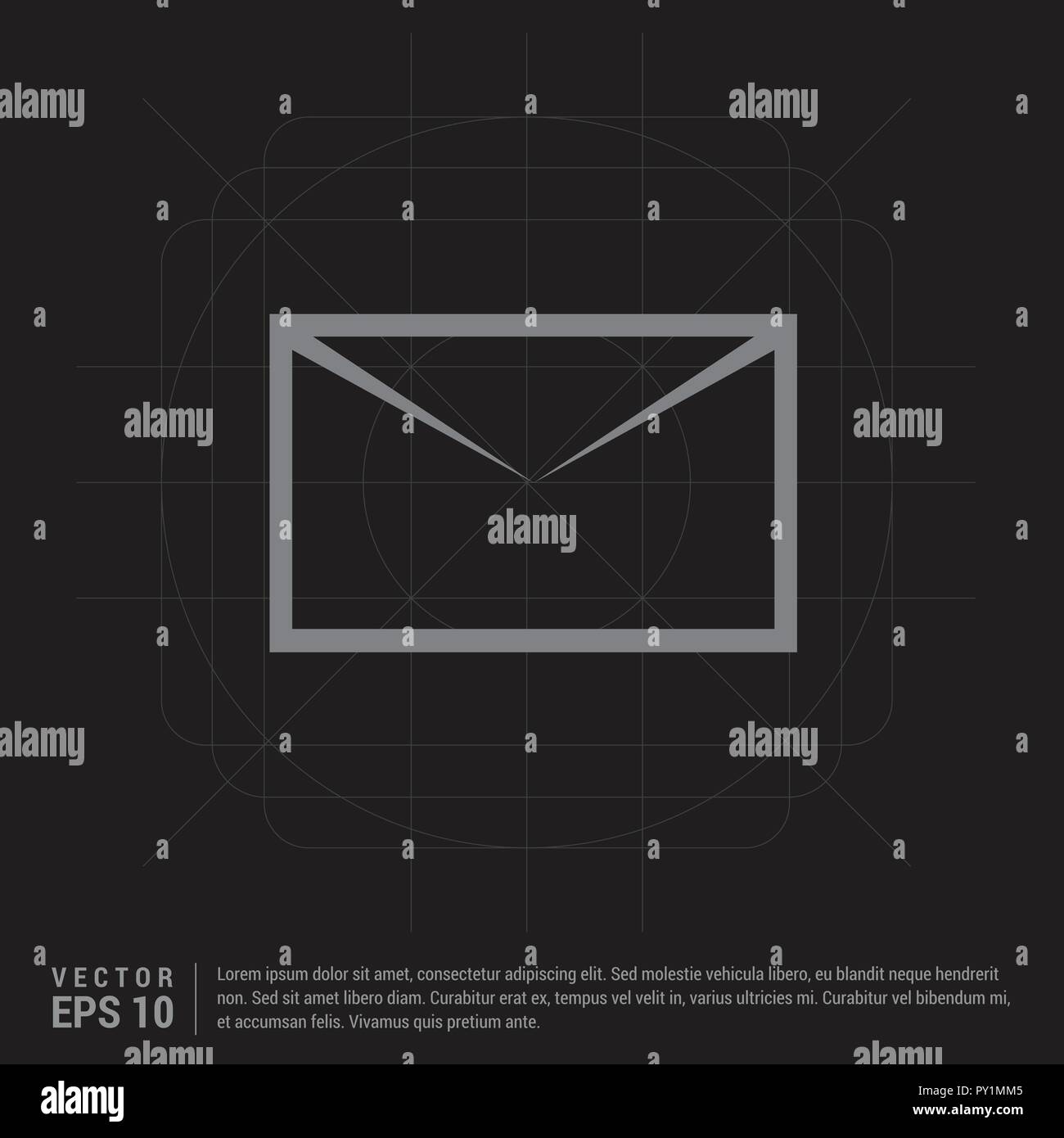 Send Mail icon Stock Vector Image & Art - Alamy