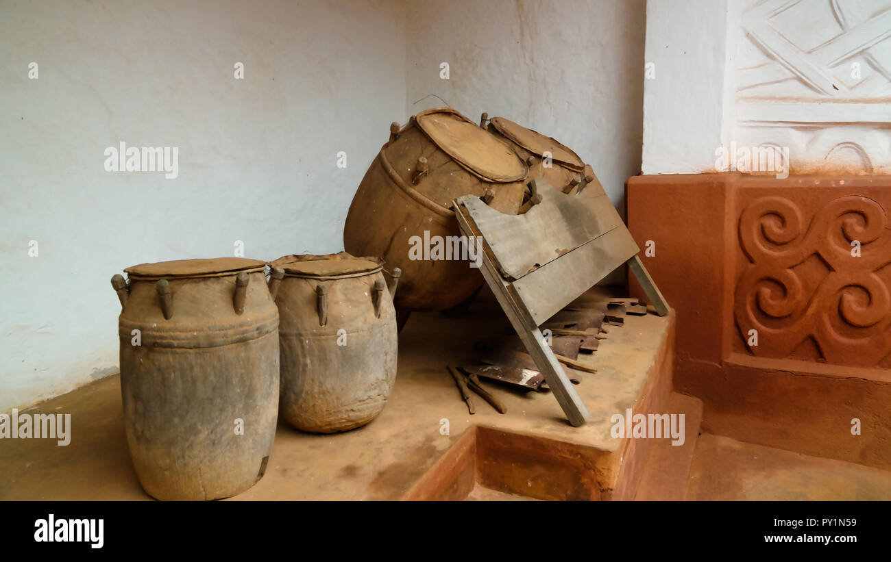 View to Besease Traditional Asante Shrine at Ejisu, Kumasi, Ghana Stock ...