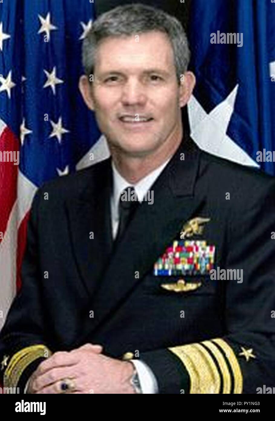 Albert Calland, official Navy photo portrait Stock Photo - Alamy