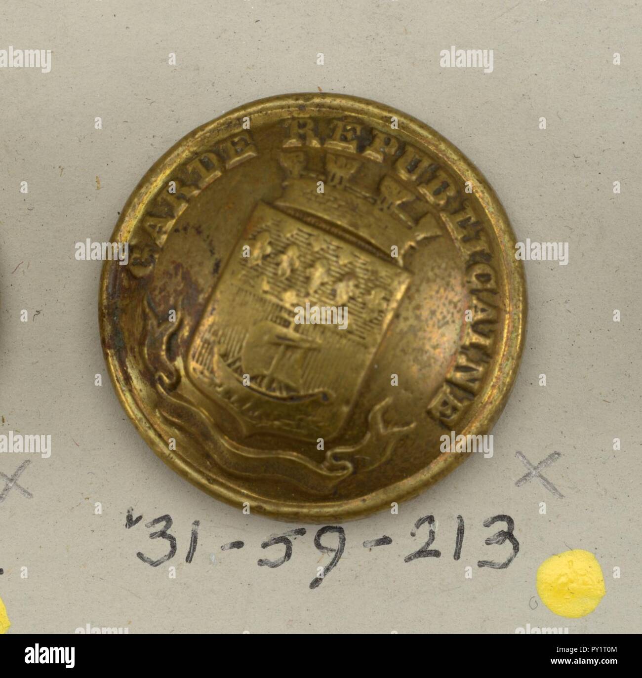 Button (France), 19th century Stock Photo - Alamy