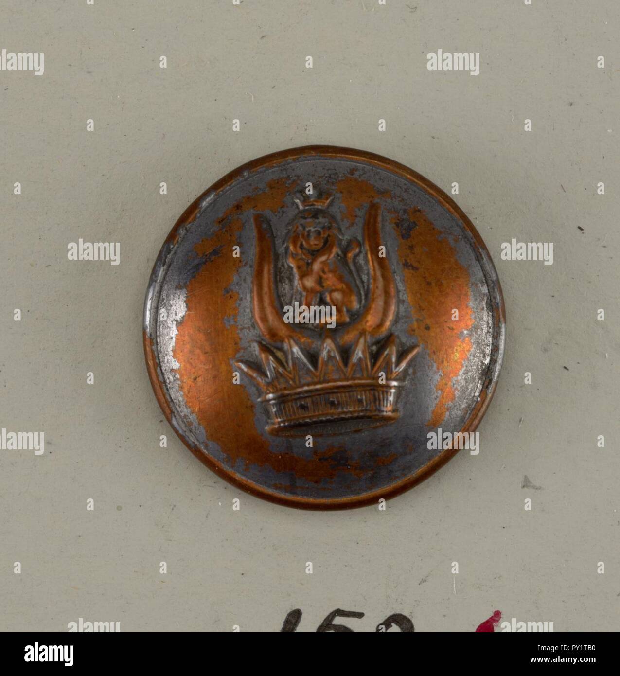 Button, 19th century Stock Photo - Alamy