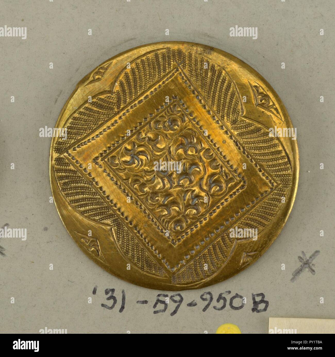 Button, 19th century Stock Photo - Alamy